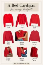 10 Red Cardigan Outfit Ideas You'll Definitely Want to Recreate - MY ...